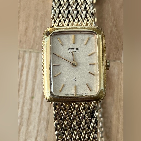 Seiko | Accessories | Seiko Single Quartz Rare Vintage Gold Plated ...